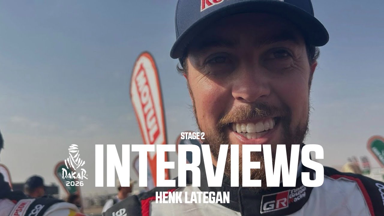 Dakar 2026 - Stage 2 - Interview: HENK LATEGAN - YouTube