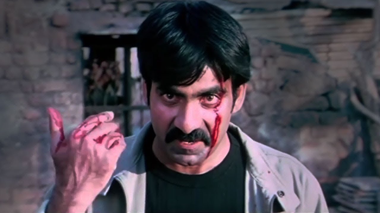 Darr Mujhe Nahi Maut Ko Hain - Ravi Teja - Pratighat Movie Scene - YouTube