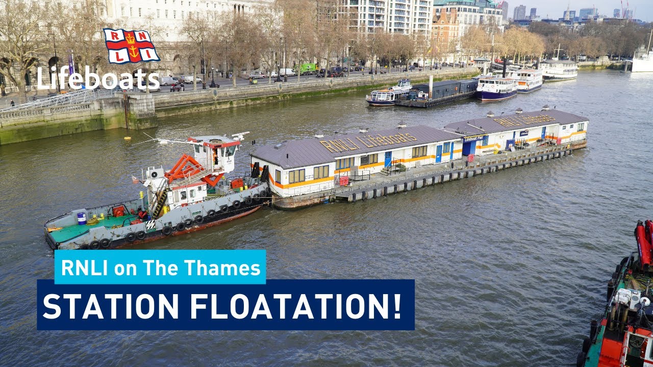 Station Floatation: RNLI on The Thames - YouTube