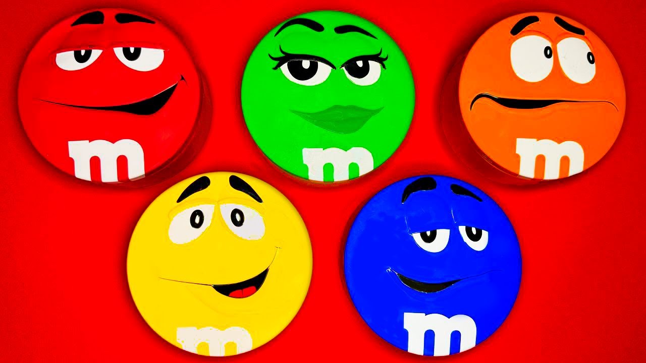 4 Minutes Satisfying with ASMR Opening Rare M&M'S Packages with Rainbow ...