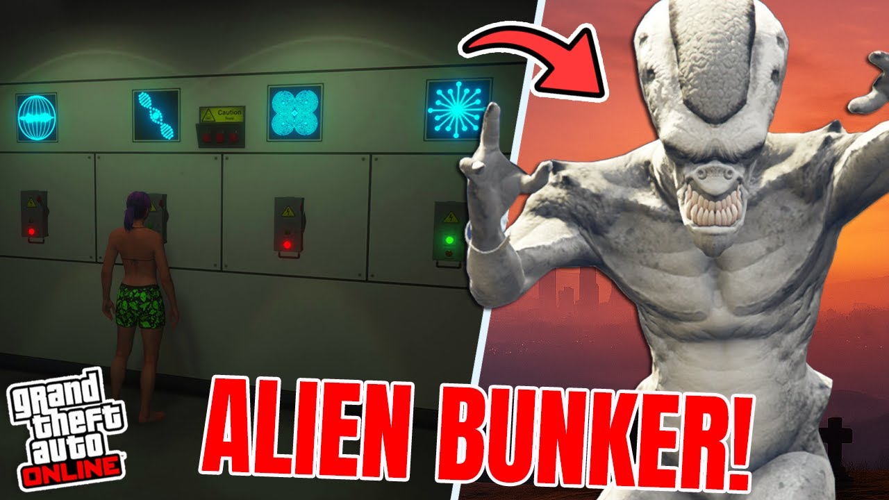 👽 So FUNKTIONIERT das ALIEN-BUNKER-RÄTSEL in GTA 5 ONLINE !! 👽 - YouTube