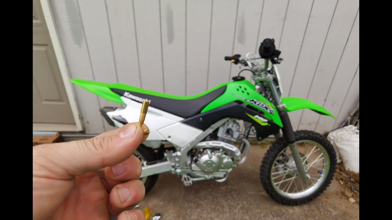 STEP BY STEP REJETTING KAWASAKI KLX 140 CC DIRT BIKE carburetor - YouTube