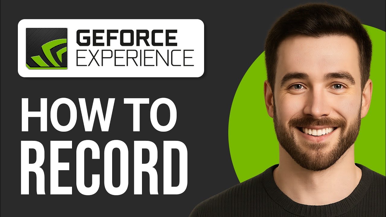 How to Record With NVIDIA GeForce Experience (Step By Step) - YouTube