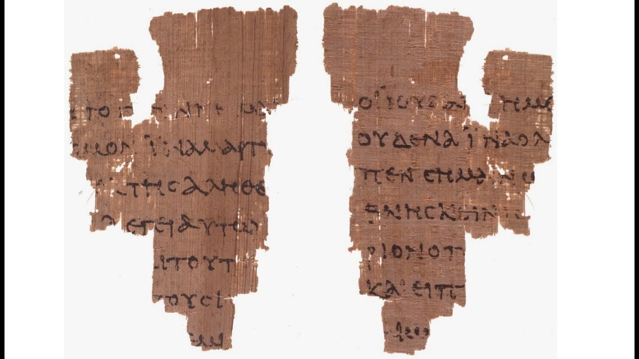 Papyrus P52. The Oldest Gospel Manuscript? - YouTube