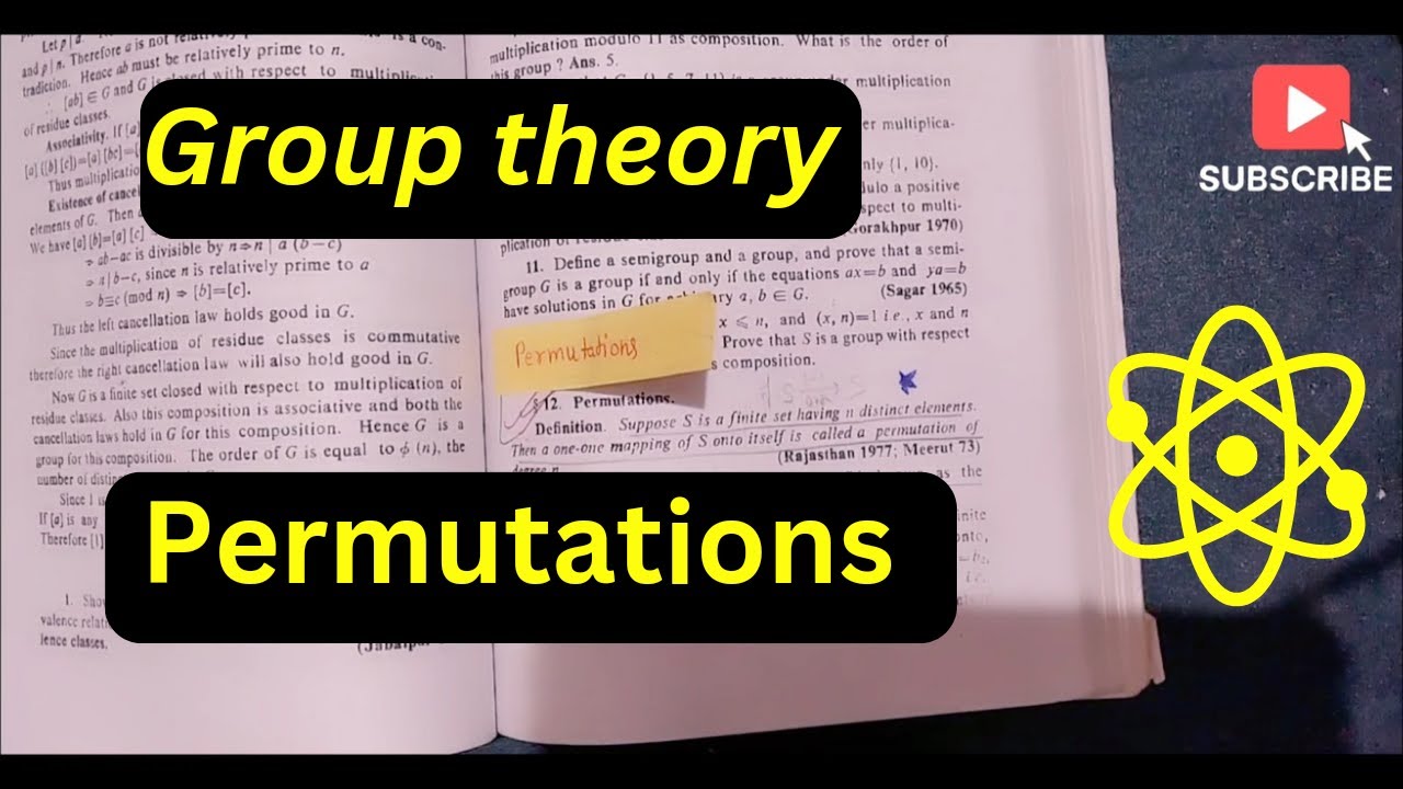 Group Theory Permutations Group Tgt Pgt Dsssb Kvs Lt Gic Youtube