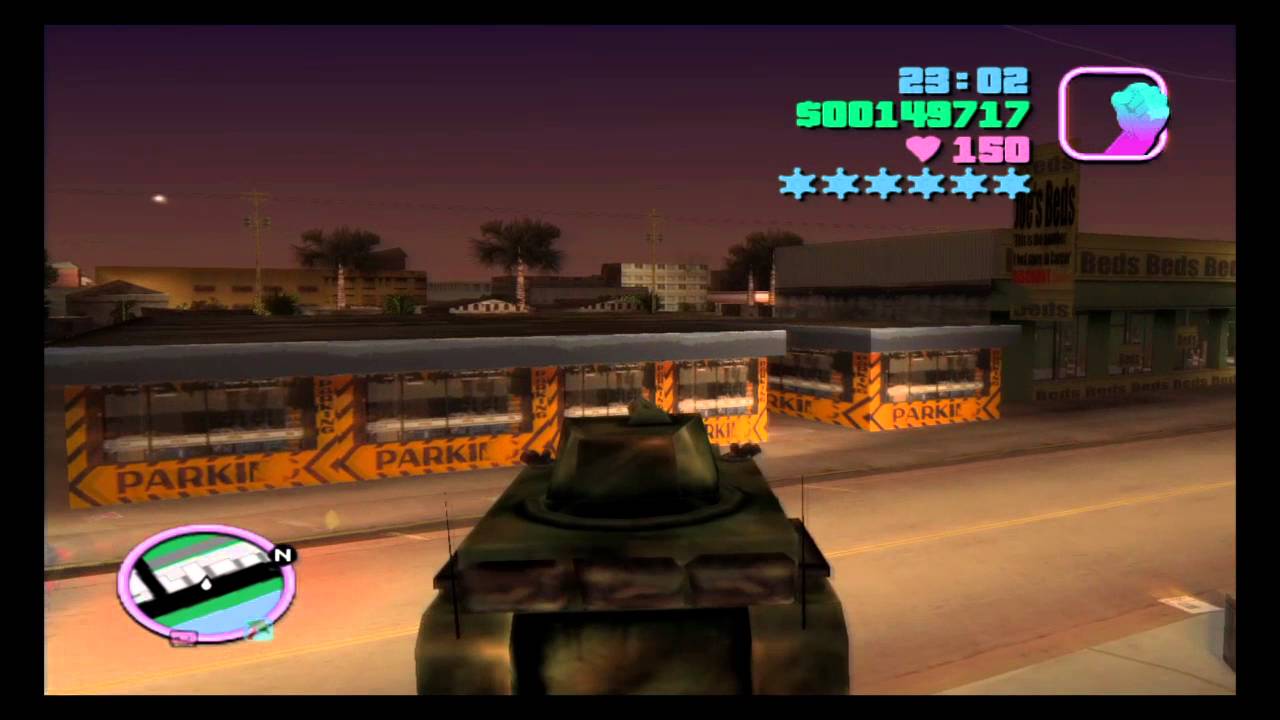Grand Theft Auto: Vice City tank - YouTube