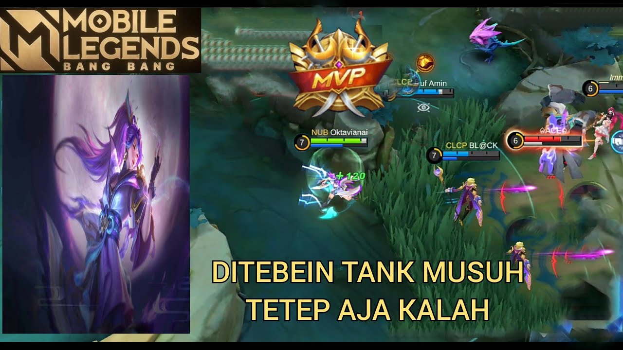 GAMEPLAY HANABI 1 VS 2 DI GOLD LANE TEBEIN TANK SIAPA TAKUT - MOBILE ...
