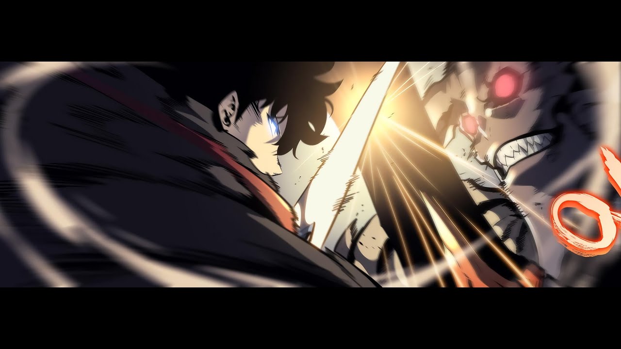 MANHWA Sung Jin Woo vs Rey Demonio Baran ''REMAKE'' - YouTube