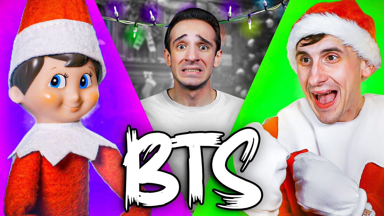 Elf on the Shelf VS Real Elf BLOOPERS! - YouTube