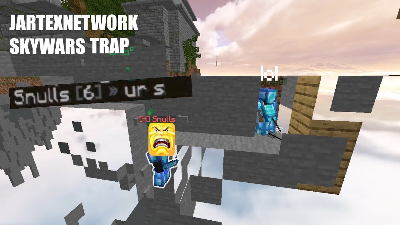 Trapping in Skywars | Jartex Network! - YouTube