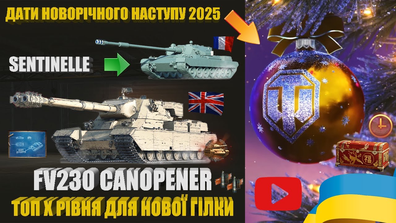 ДАТИ НОВОРІЧНОГО НАСТУПУ 2025 РОКУ, НОВИЙ ТОП Х РІВНЯ FV230 CANOPENER ...