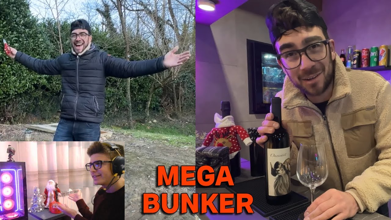 REACTION AL MEGA BUNKER DI @MolteniMichele😱 - YouTube