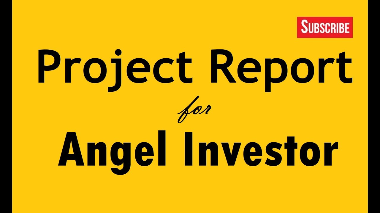 Project Report for Angel Investors - YouTube