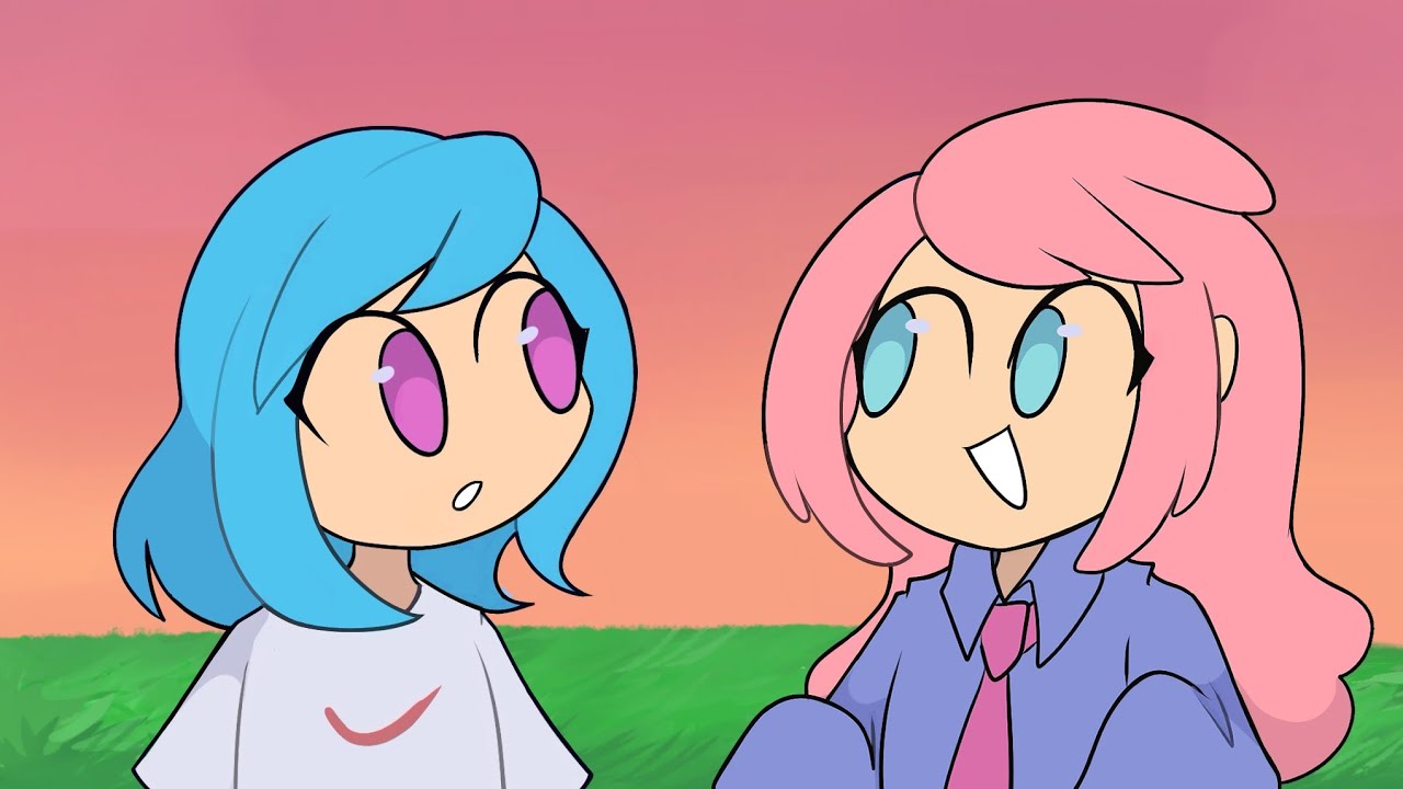 Sky meets Cloud (fnf animation) - YouTube