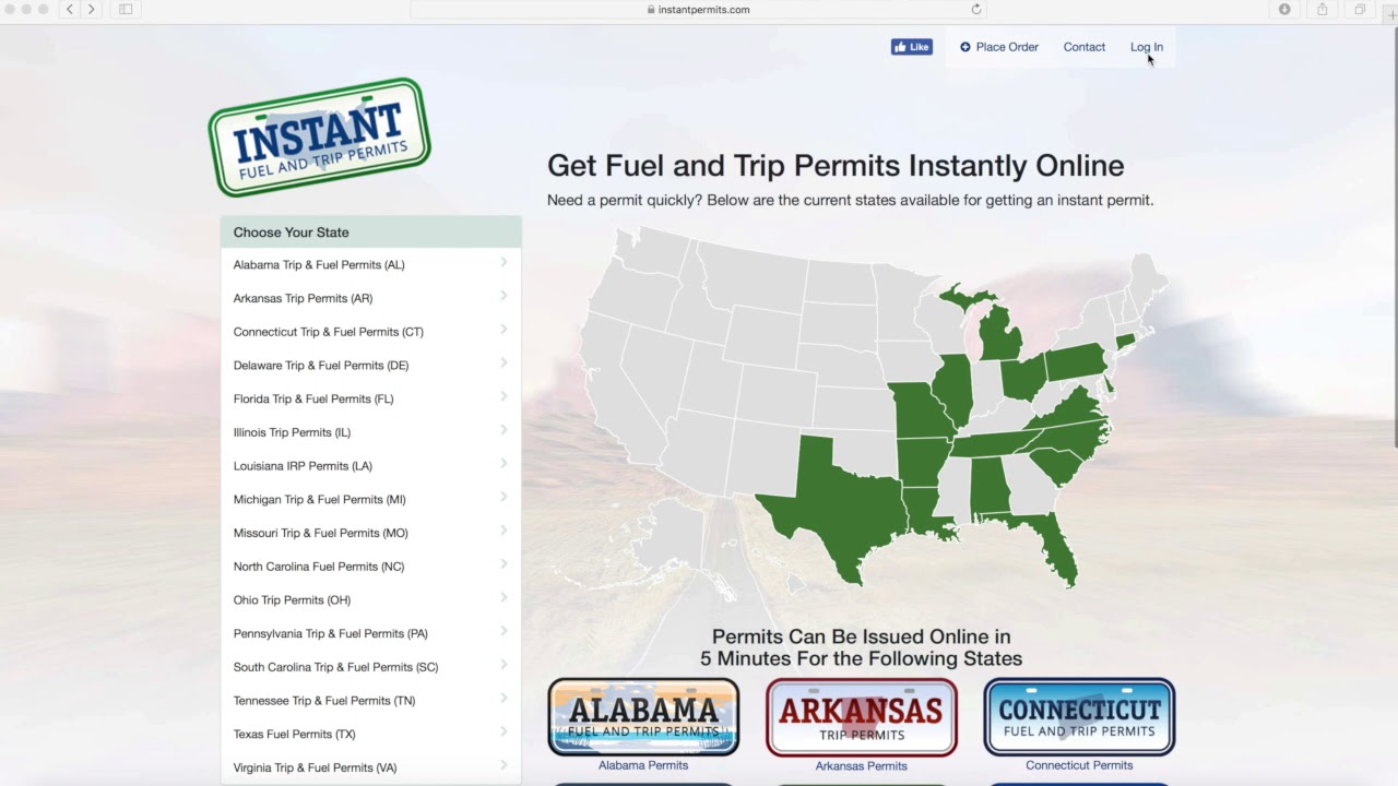 How to log in to your instant permits account - YouTube