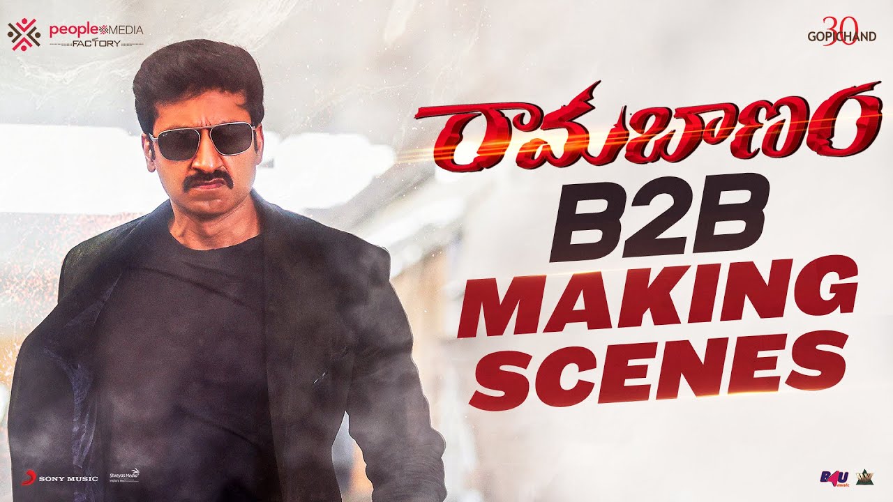 Ramabanam Back To Back Making Scenes | Gopichand | Dimple Hayathi ...
