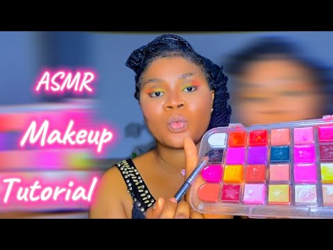 ASMR: most realaxiing MAKEUP Tutorial 💄doin my makeup #asmr - YouTube
