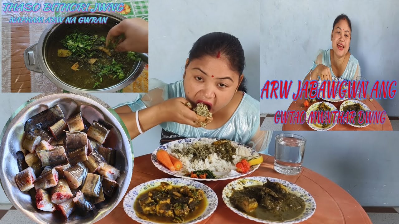 BAMI/BAM FISH CURRY RECIPE | MUKBANG | NA BAMI | THASO BITHORI JWNG ...