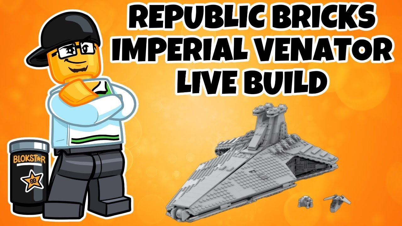 LEGO REPUBLIC BRICKS IMPERIAL VENATOR LIVE BUILD #Lego - YouTube