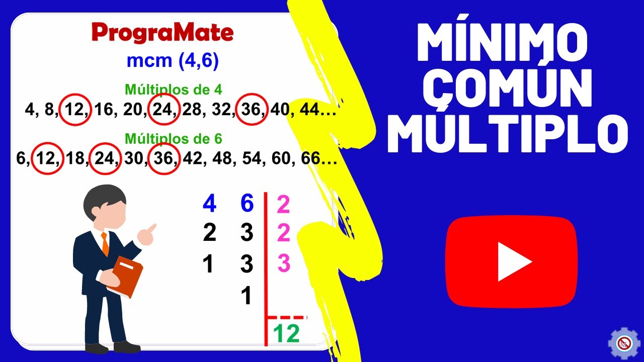 MÍNIMO COMÚN MÚLTIPLO - Explicación y Ejemplos #1 💥 - YouTube