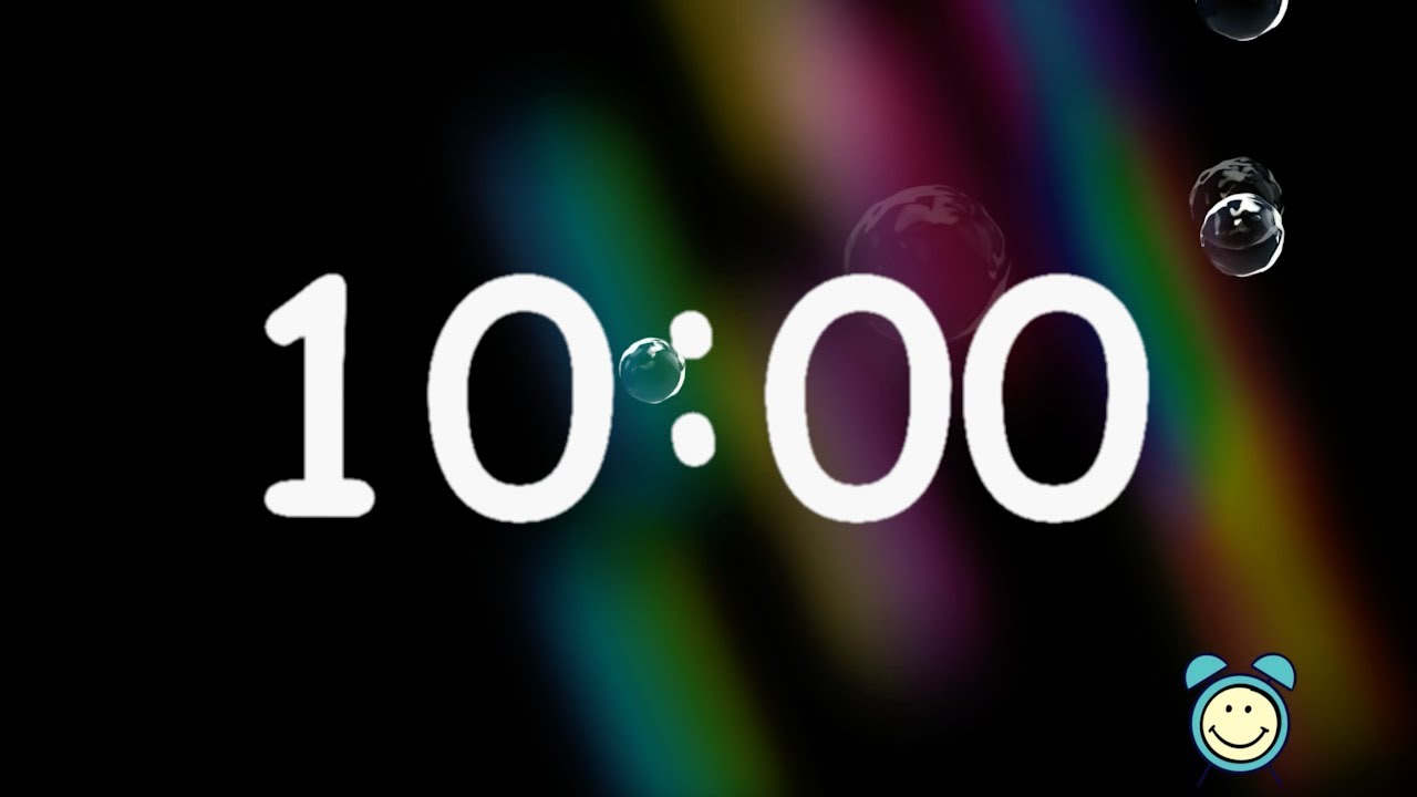 Calm timer | 10 minutes with relaxing music - YouTube