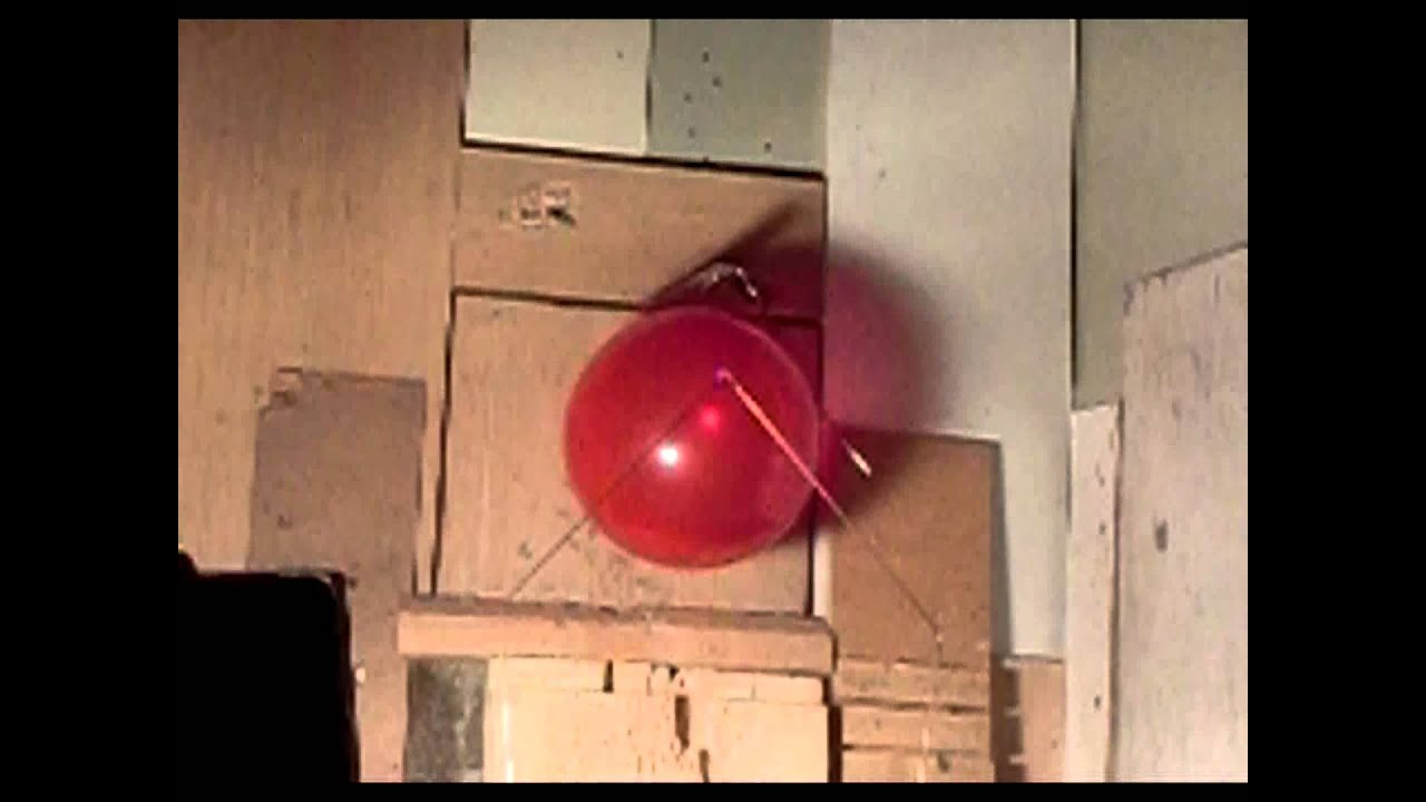 Popping Propane Fire Balloons With An NST And Air Rifle - YouTube