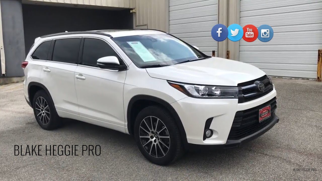 2017 Toyota Highlander SE Walk Around Video - YouTube