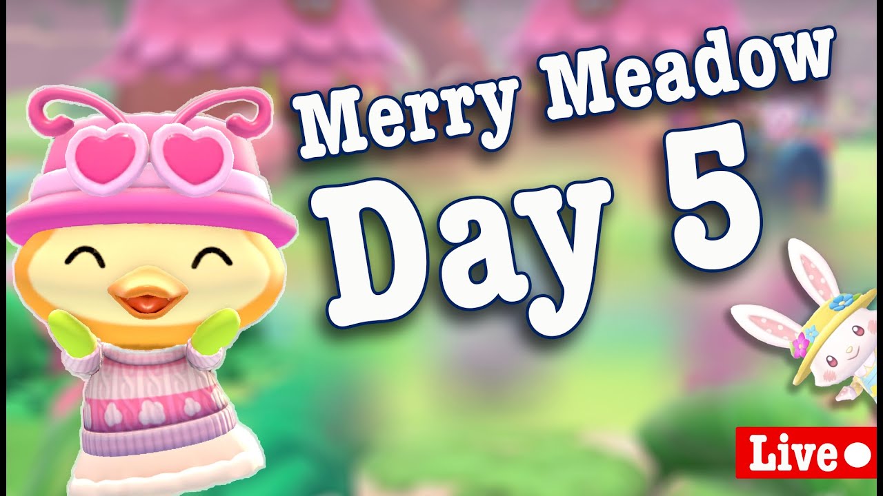 Merry Meadow Day 5 Update 1.5 Hello Kitty Island Adventure Live stream ...