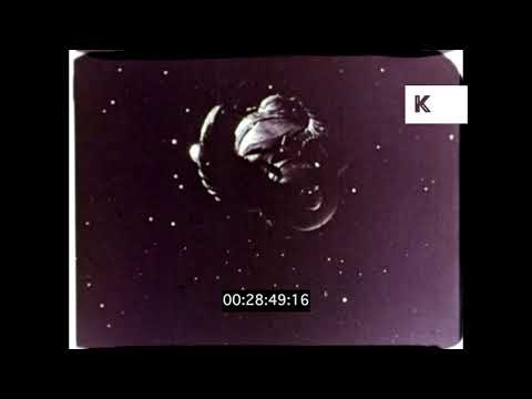 Science Fiction Space Walk, Late 1950s Retro Futurism, 16mm