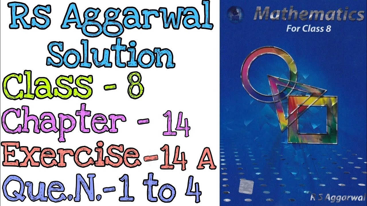 Polygons | Class 8 Exercise 14A Question 1-4 | Rs Aggarwal ...