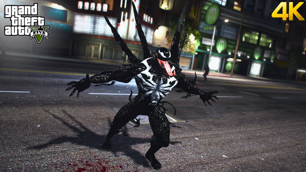 GTA 5 - Ultimate Venom From Marvel's Spider-Man 2 - YouTube
