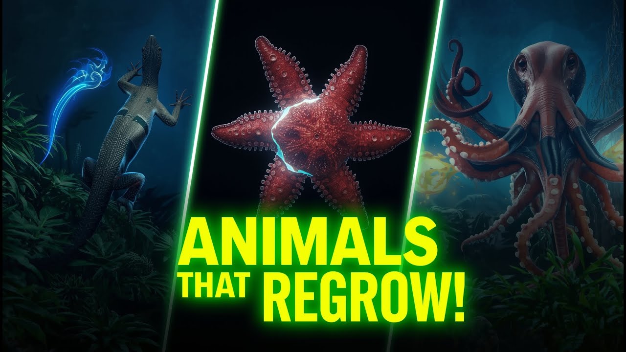Top 10 Animals That Can Regrow Body Parts | Incredible Regeneration ...