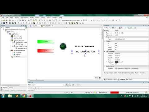 CODESYS Visualization(Görselleştirme) Objesi Kullanımı Yıldız-Üçgen ...