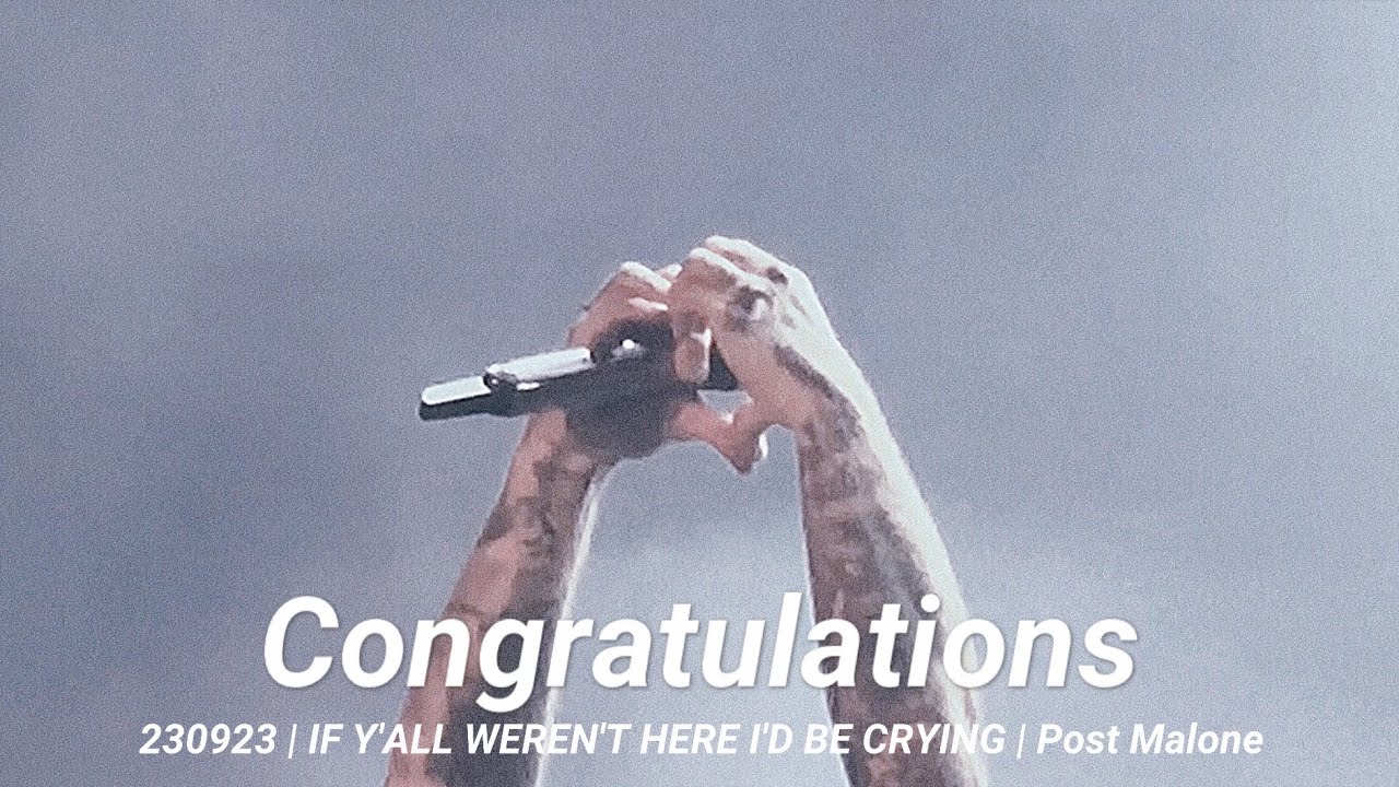 [Fancam] 230923 포스트말론(Post Malone) - Congratulations 직캠 | 세로캠 | Post ...