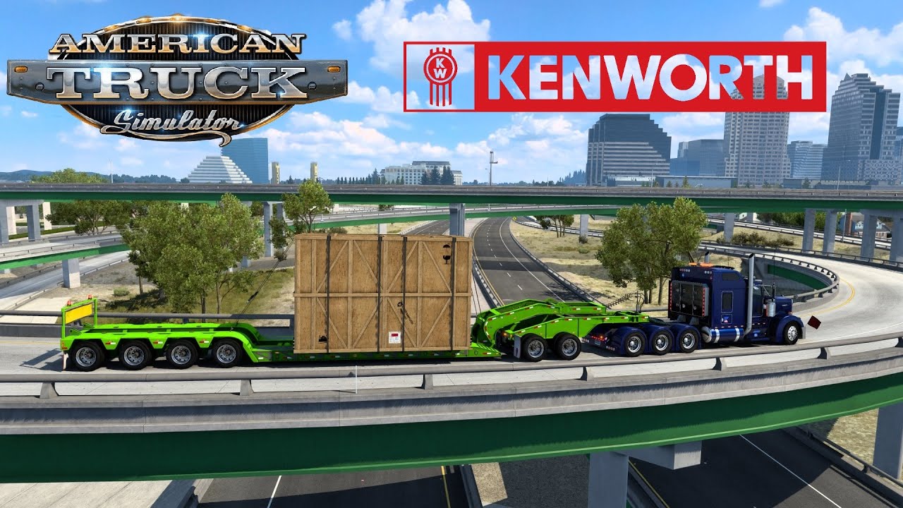 Haulin Oversized Crate Box from Sacramento to Truckee [CA] ATS - YouTube