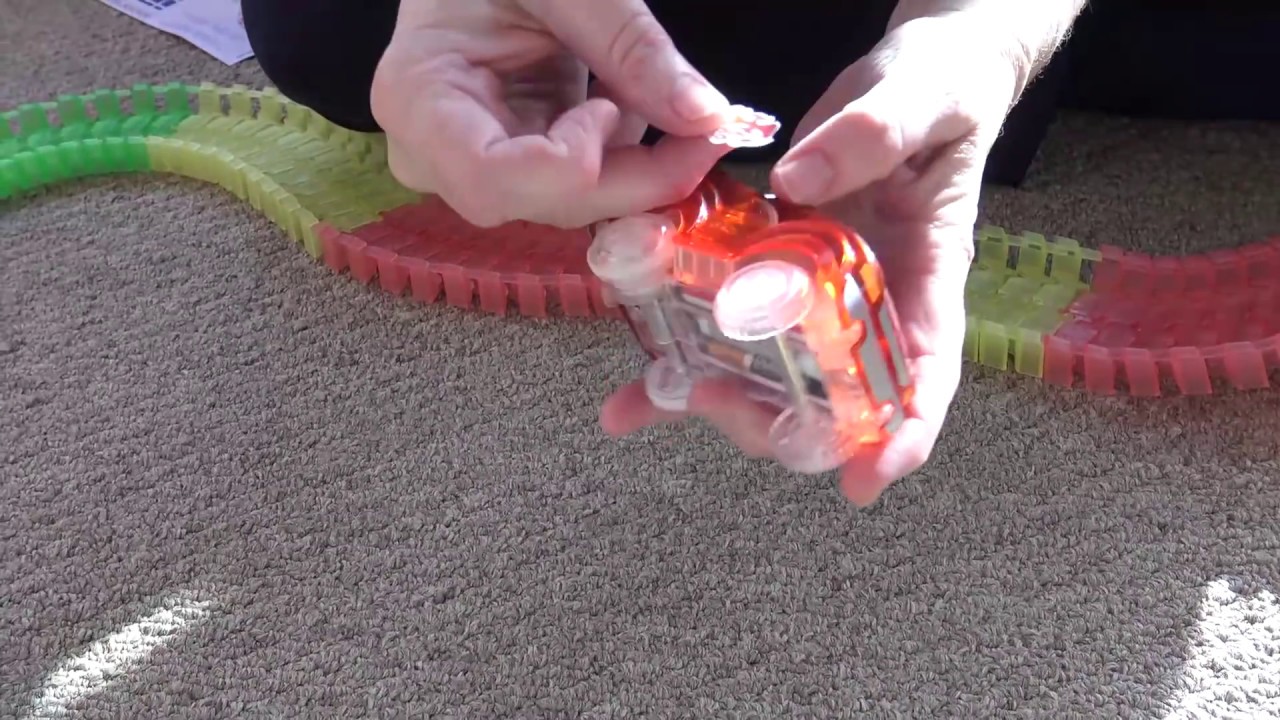 Magic Tracks Glowing Race Track - YouTube