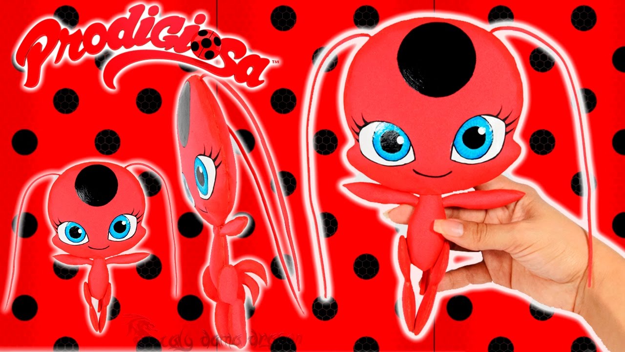 Tikki La KWAMI Guardiana prodigiosa ladybug | Foamy o Goma Eva | DIY ...