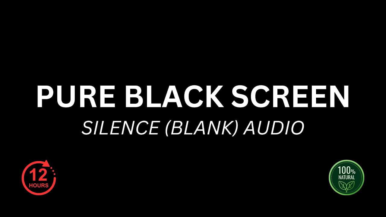 12 hours + of pure black screen in HD! - YouTube