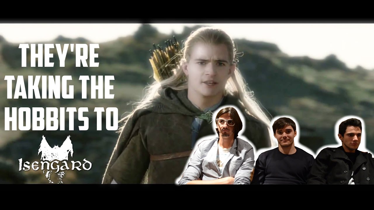 LLEVAN A LOS HOBBITS A ISENGARD - YouTube