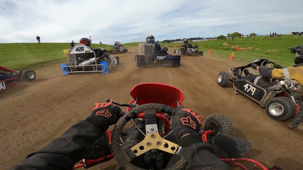 Grass Karts Tasman North vs South - YouTube