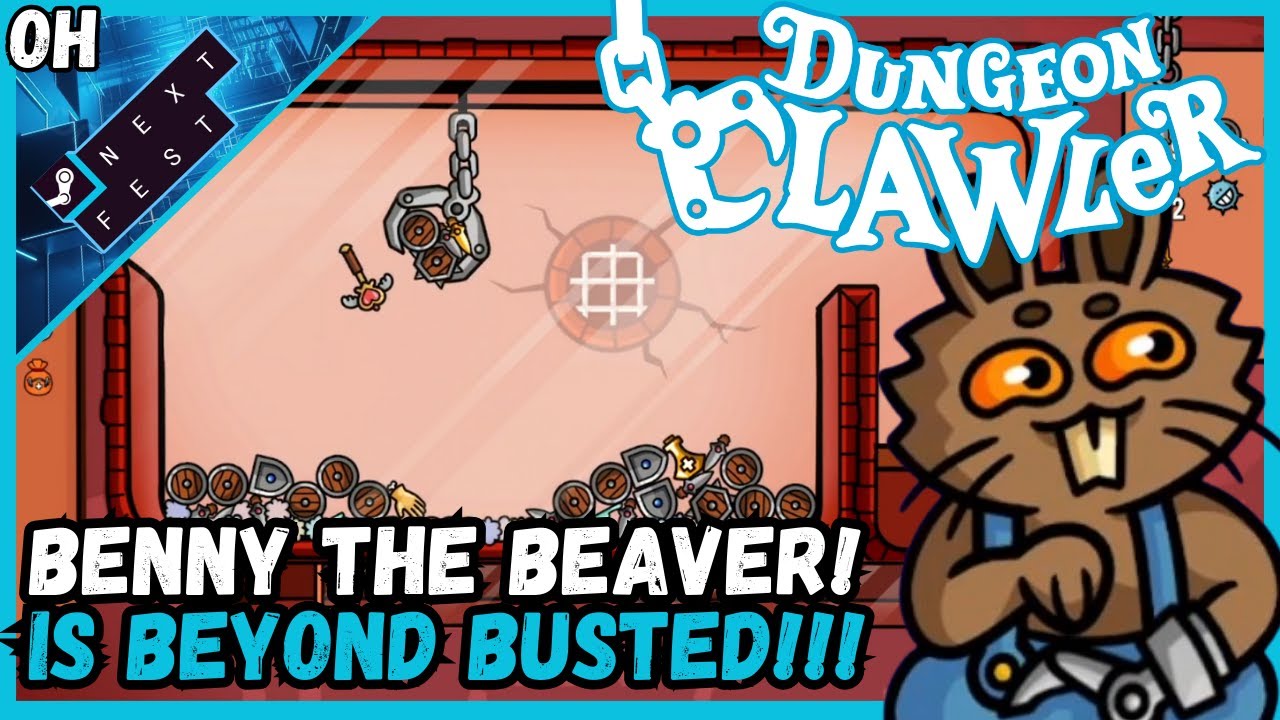 Benny The Beaver Is Beyond BUSTED! Dungeon Clawler Steam Next Fest ...