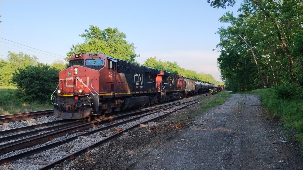 Canadian National Northbound Tank Train Arrington,TN 04/30/25 - YouTube