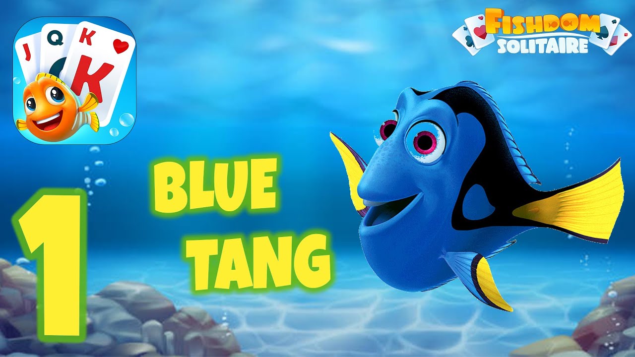 Fishdom Solitaire - Blue Tang - Gameplay Walkthrough #1(Level 1-15 ...