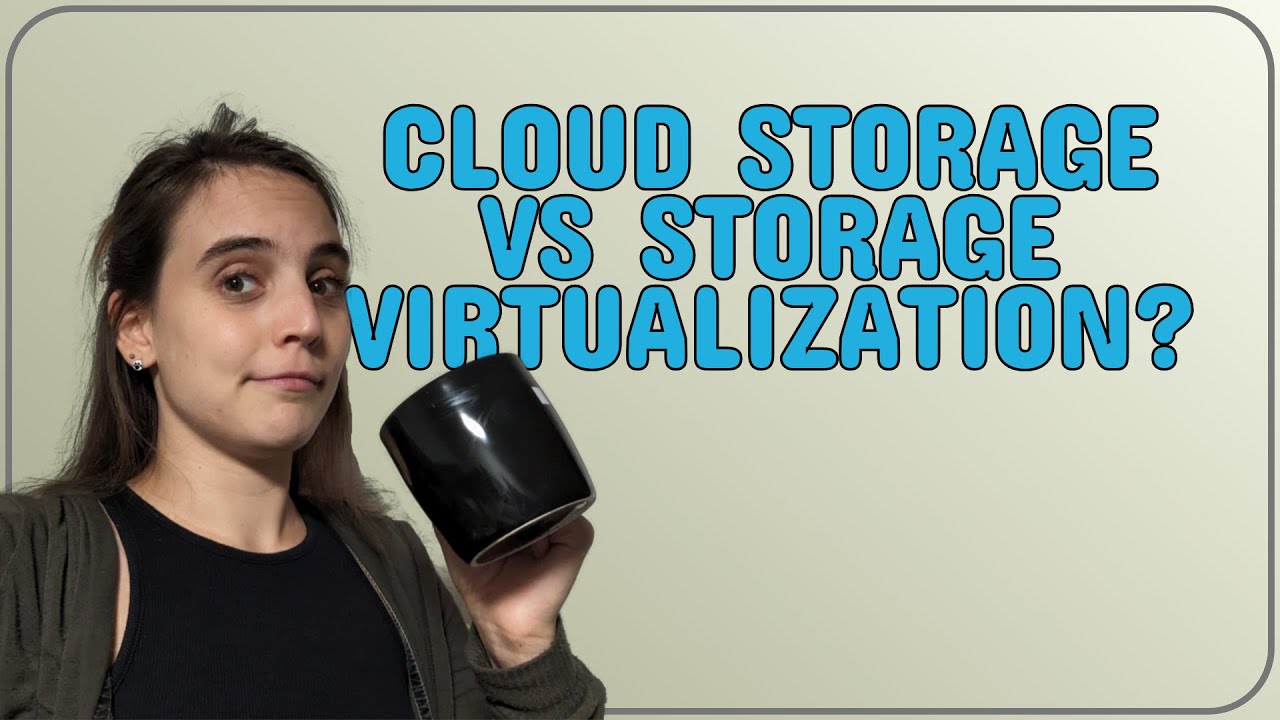 Softwareengineering: cloud storage vs storage virtualization? - YouTube