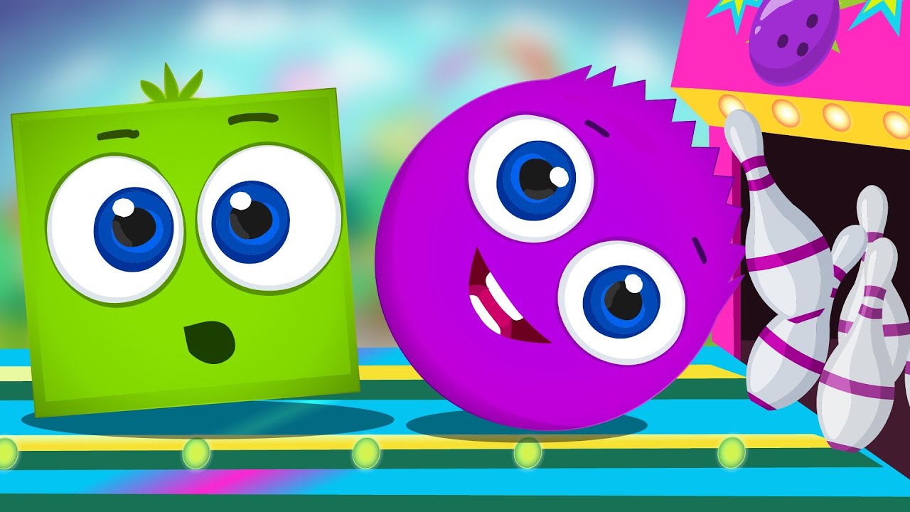 Cuadrado y Redondo! Caricaturas para niños | En español - YouTube