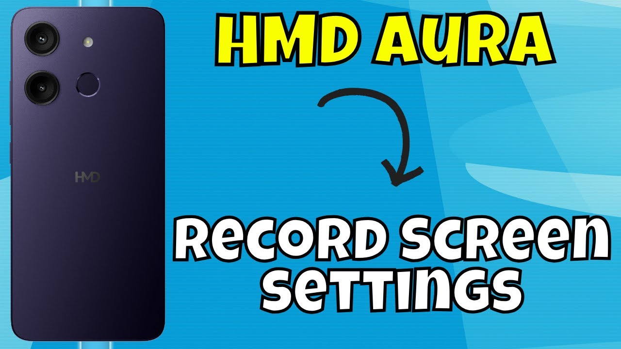 Record Screen HMD Aura || How to use the option of Record Screen ...