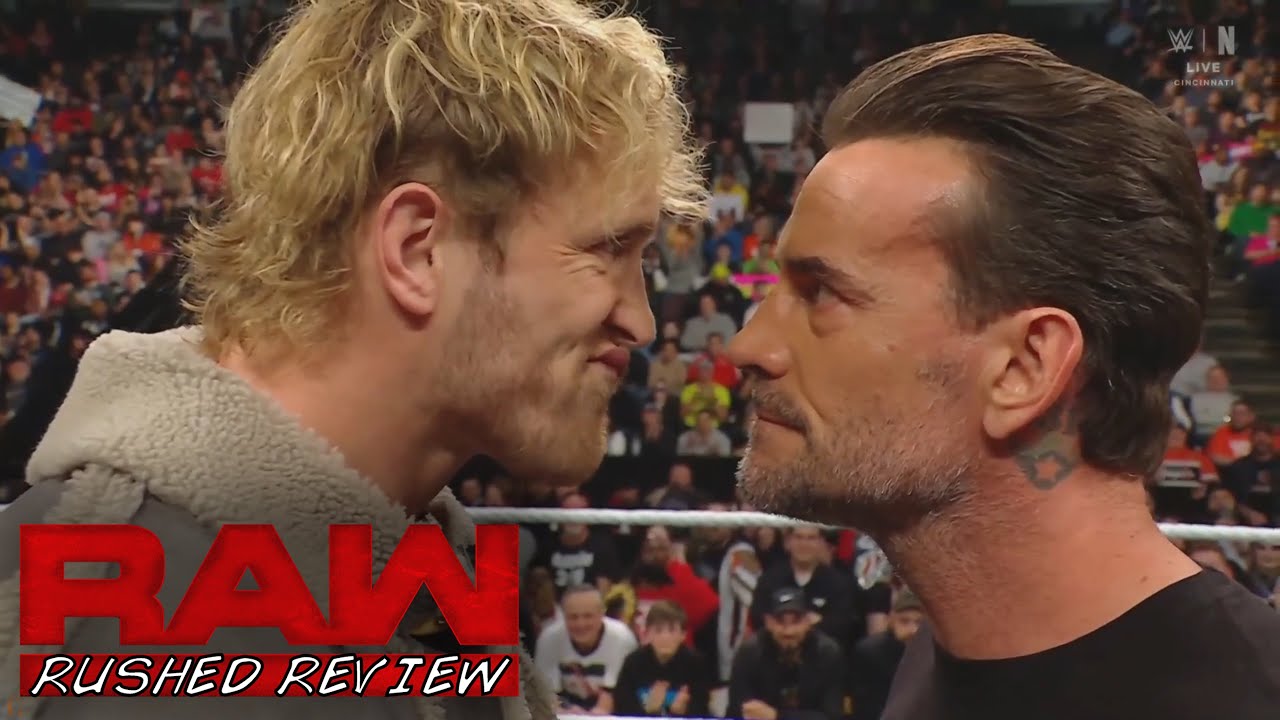 LOGAN PAUL SLAPS CM PUNK - RUSHED RAW REVIEW FEBRUARY 24TH 2025 - YouTube
