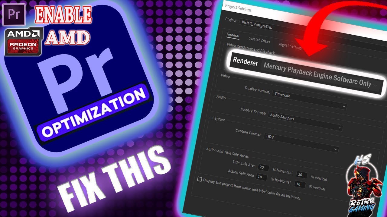 How to Enable AMD Radeon Graphics for Adobe Premiere Pro | Optimizing ...