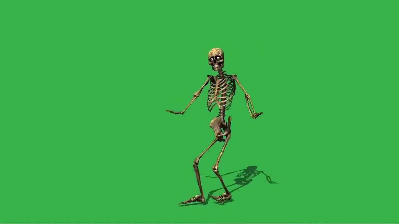 MLG Dancing Skeleton Green screen (spooky scary skeletons) - YouTube