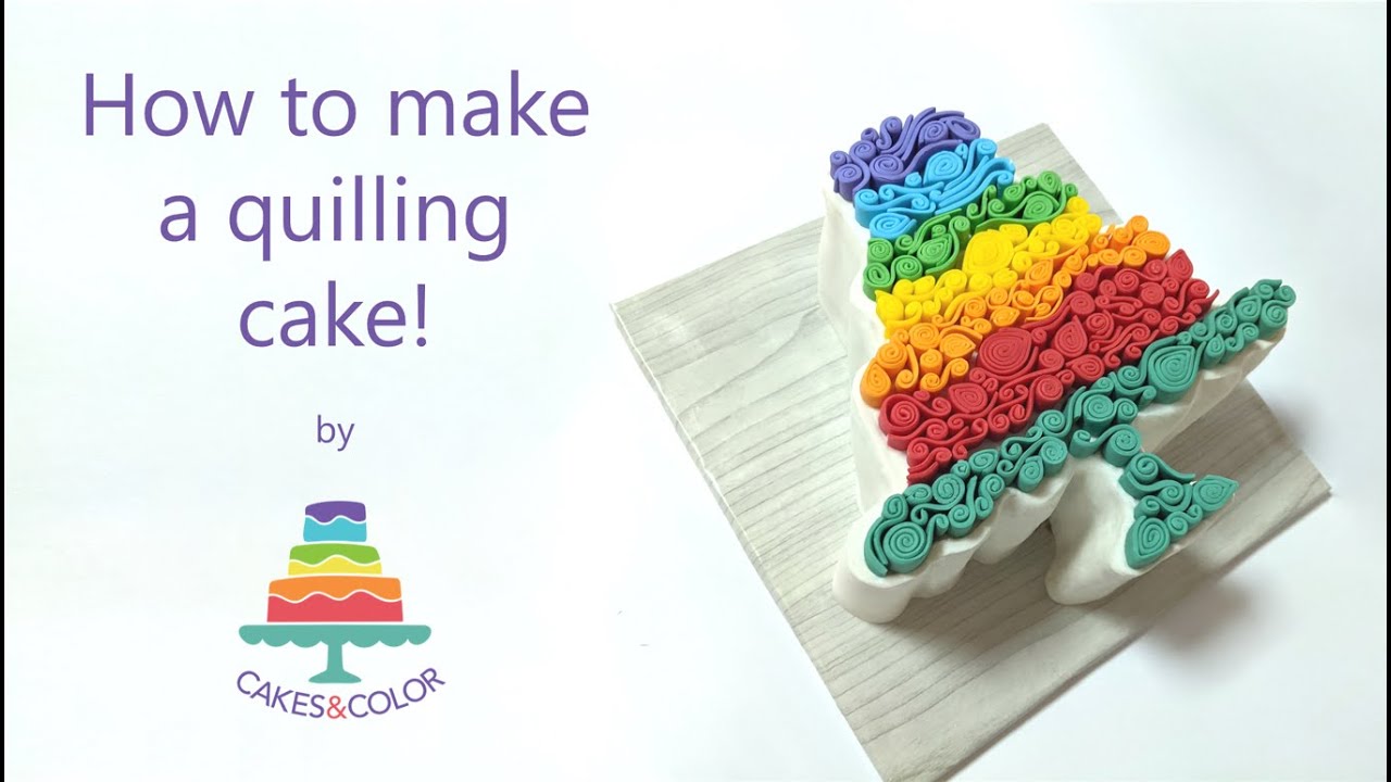 How to make a Quilling Cake! | Cakes & Color - YouTube
